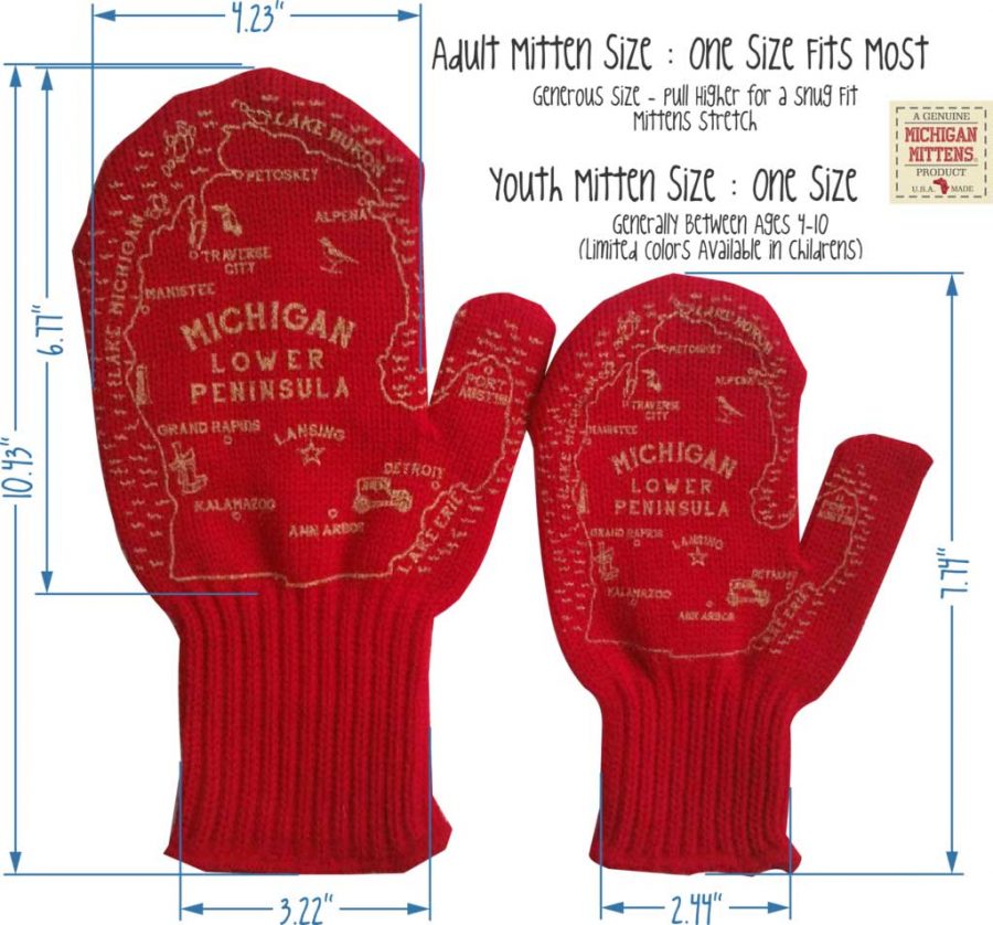Michigan Map Mittens - Buy 1 Get 2nd Pair Half Off! for Sale | Made In ...