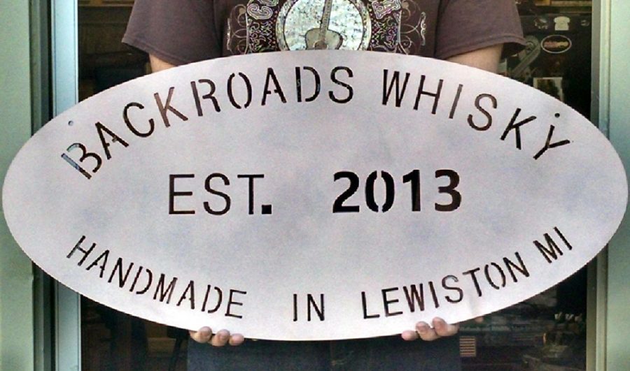 Personalized Metal Sign Oval for Sale | Made In Michigan