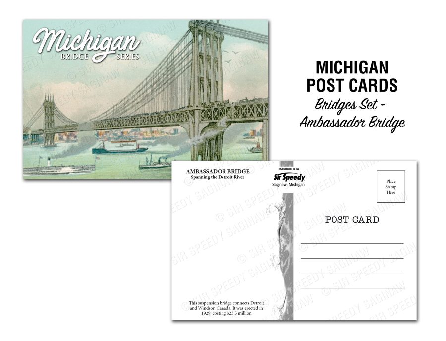 Michigan Bridges Postcards for Sale | Made In Michigan